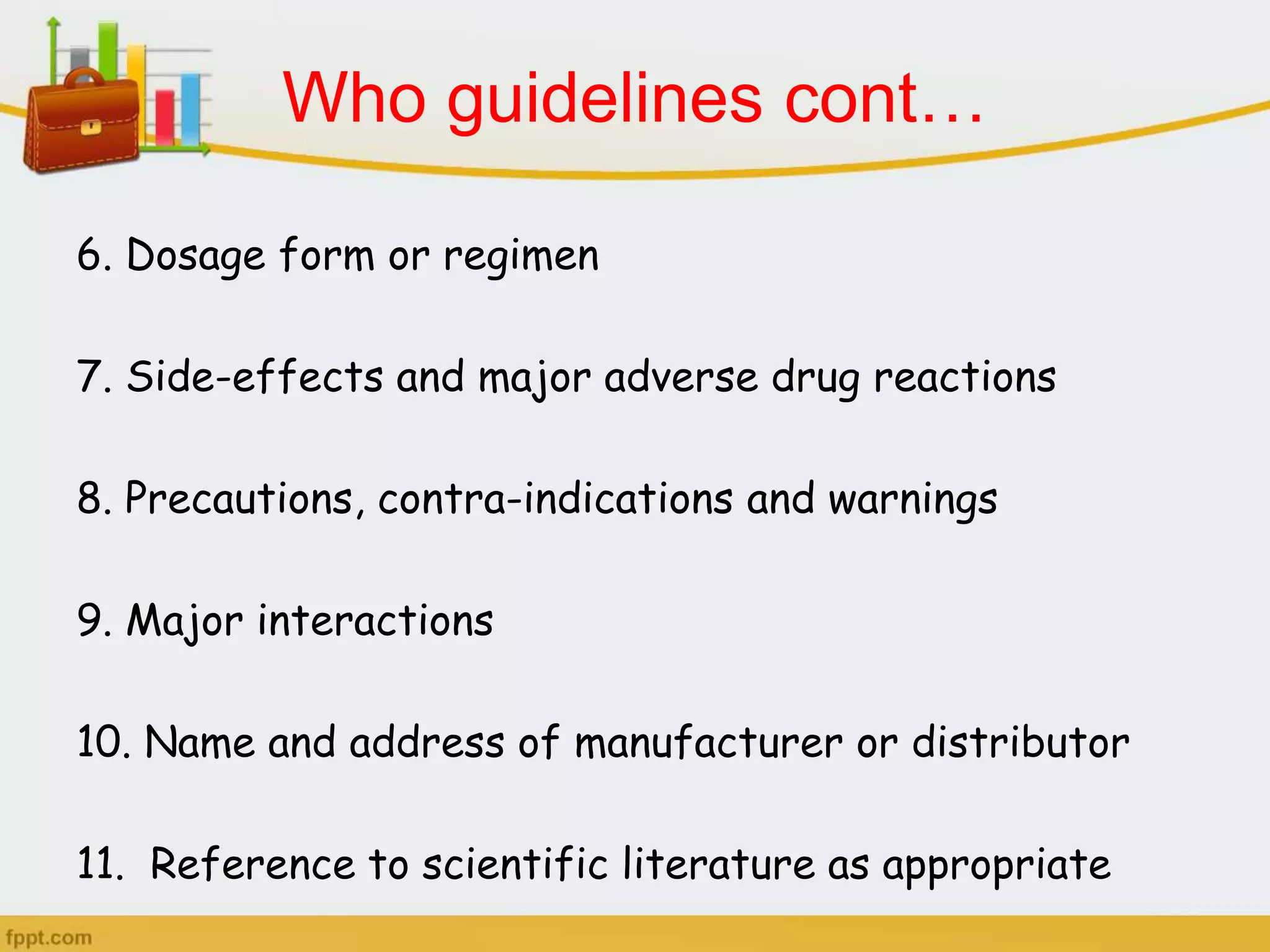 Promotional drug literature | PPT