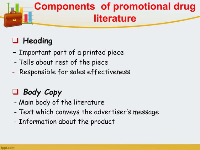 Promotional drug literature | PPT | Pharmaceutical Industry | Industries