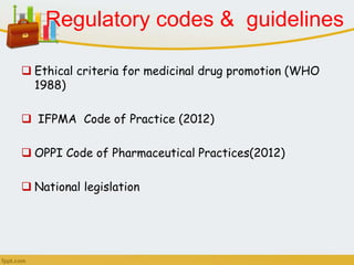 Promotional drug literature | PPT | Pharmaceutical Industry | Industries