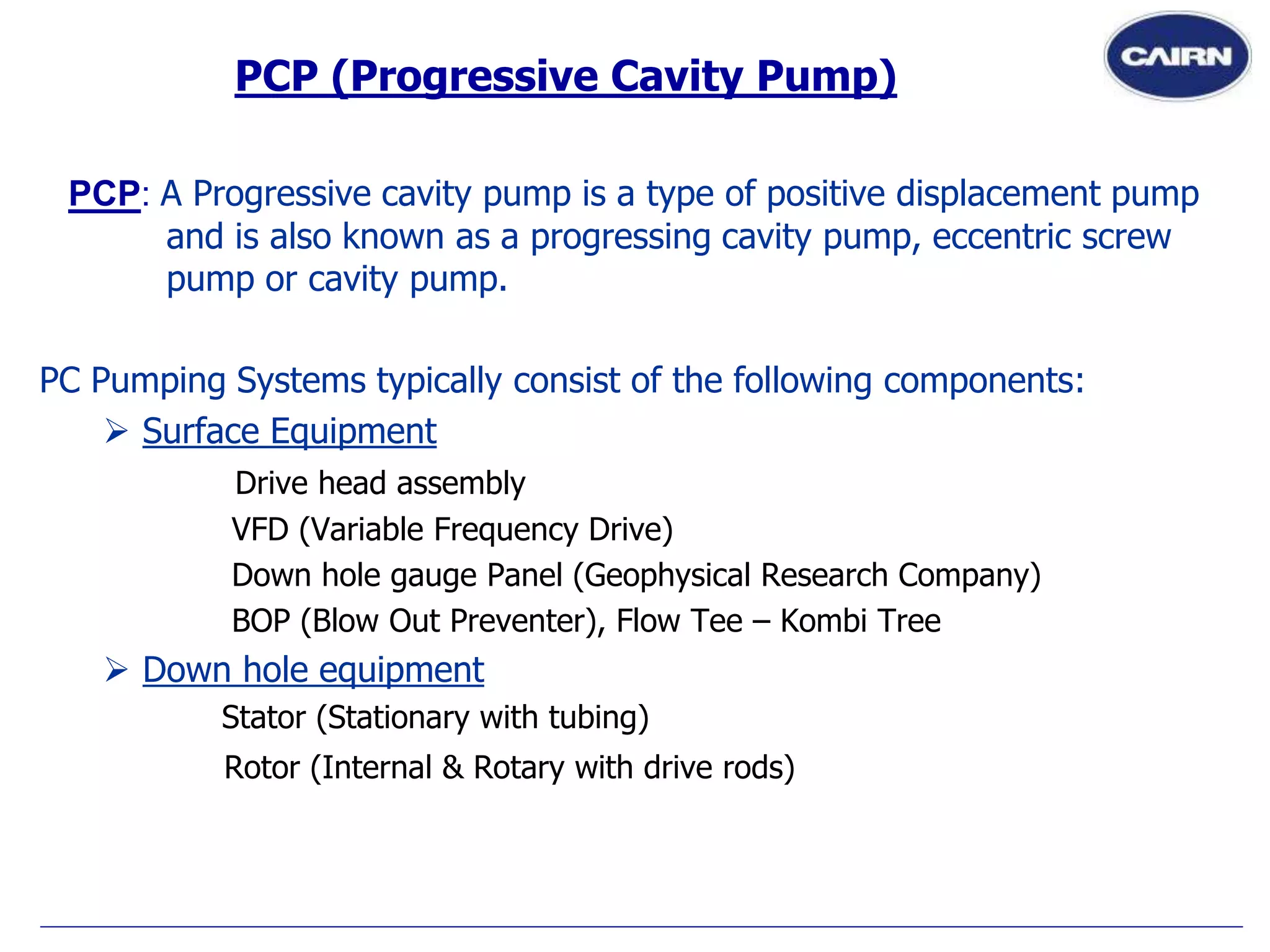 WELL HEAD pcp overview1234 | PPTX