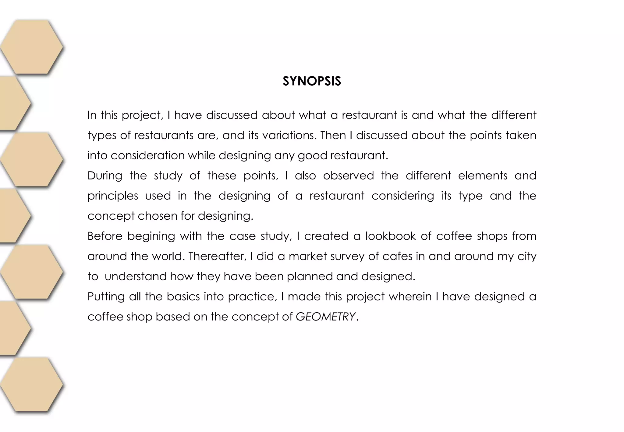 Restaurant Design Portfolio | PDF