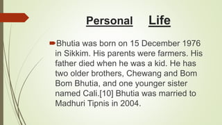Bhaichung bhutia (ppt) | PPTX