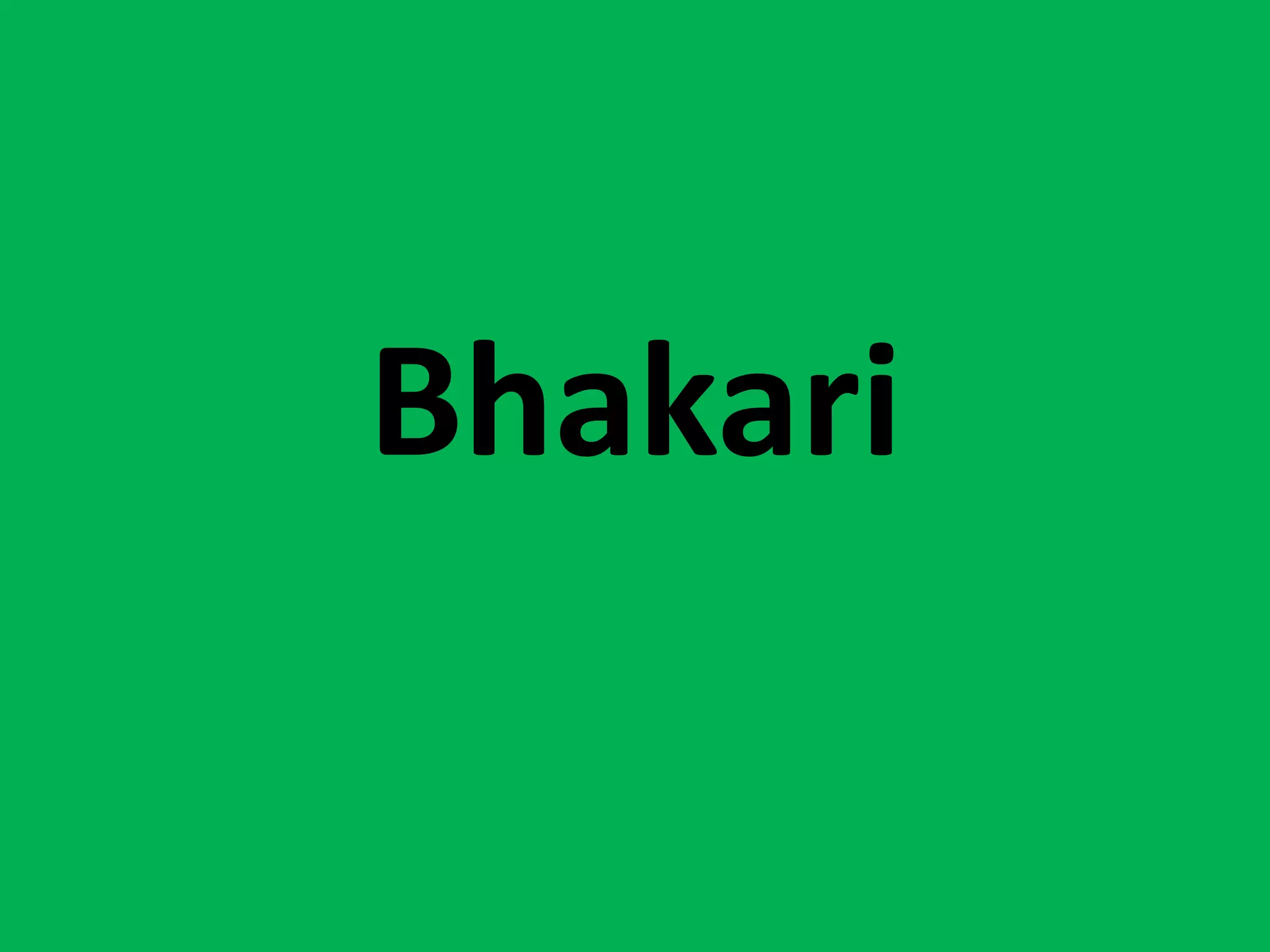 How to prepare Bhakari | PPTX