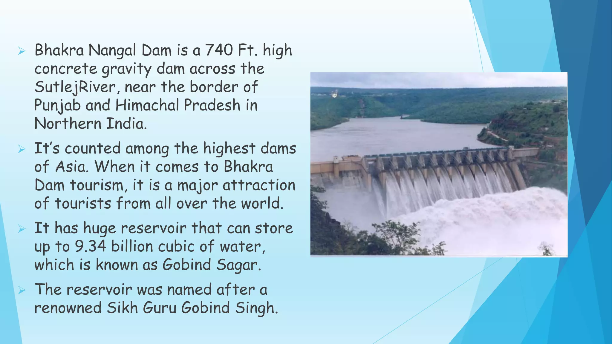 Bhakra dam - Geography project | PPTX