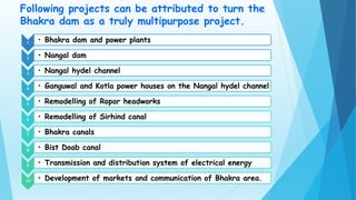 Bhakra dam - Geography project | PPTX
