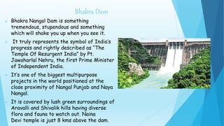 Bhakra dam - Geography project | PPTX