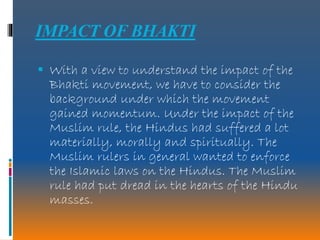 Bhakti movement | PPTX