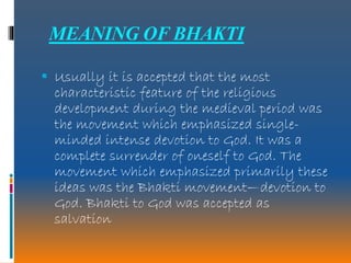 Bhakti movement | PPTX