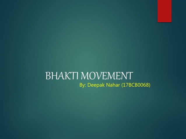 Bhakti Movement | PPTX | Hinduism | Religion & Spirituality