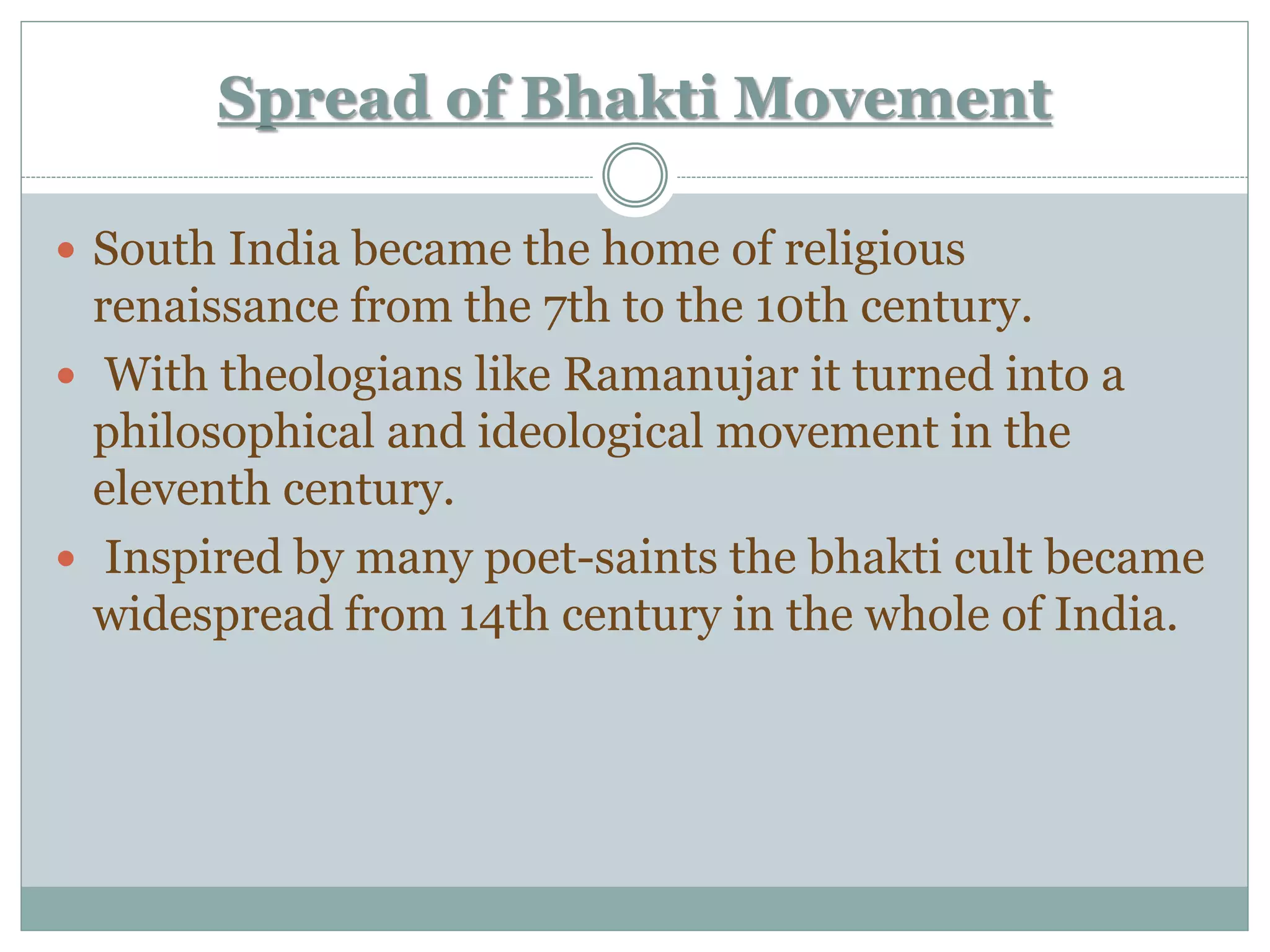 Bhakti movement in india | PPTX
