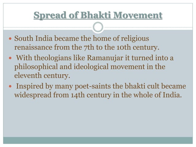 Bhakti movement in india | PPTX | Sikhism | Religion & Spirituality