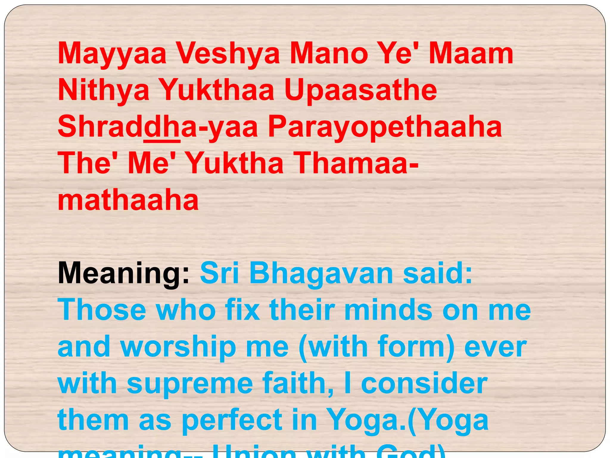 BHAKTI YOGA BRITTO AND YUVRAJ.pptx | Hinduism | Religion & Spirituality