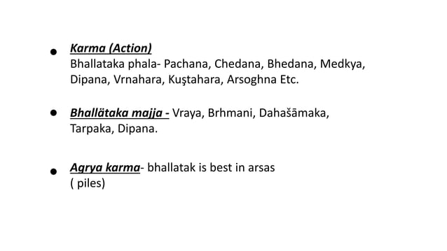 BHALLATAK -.pptx bhallataka dravya guna batch ppt | PPTX | Gardening ...