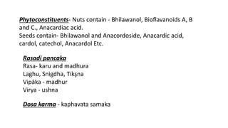 BHALLATAK -.pptx bhallataka dravya guna batch ppt | PPTX