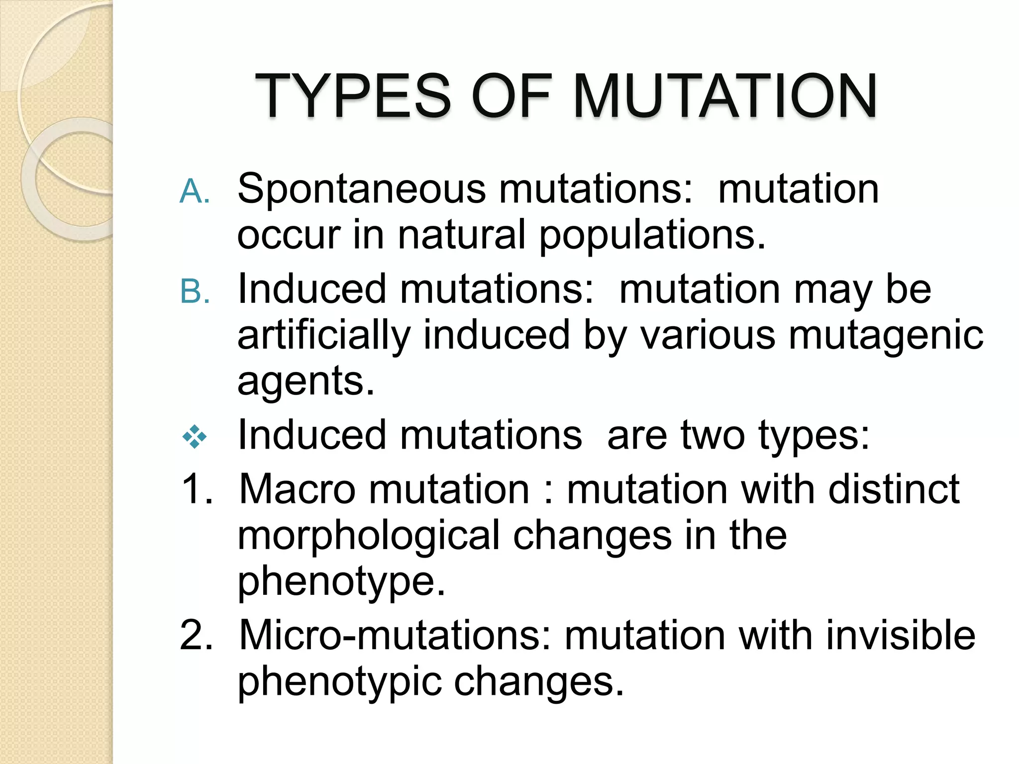 mutation in plant breeding | PPTX