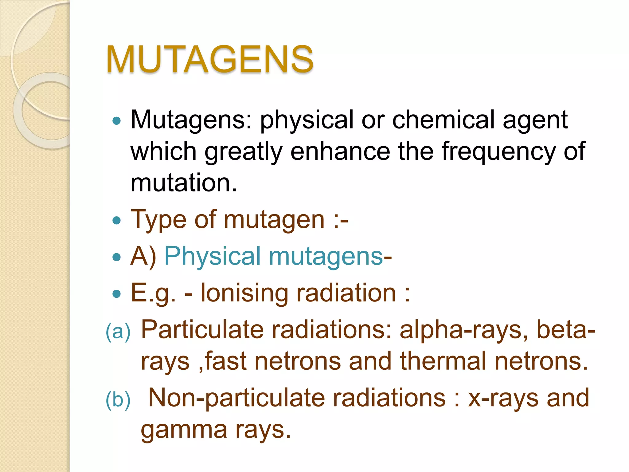 mutation in plant breeding | PPTX