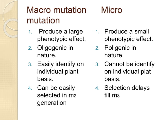 mutation in plant breeding | PPTX | Agriculture | Industries