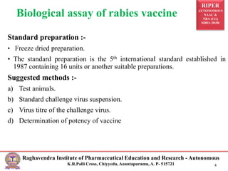 Rabies vaccine | PPTX