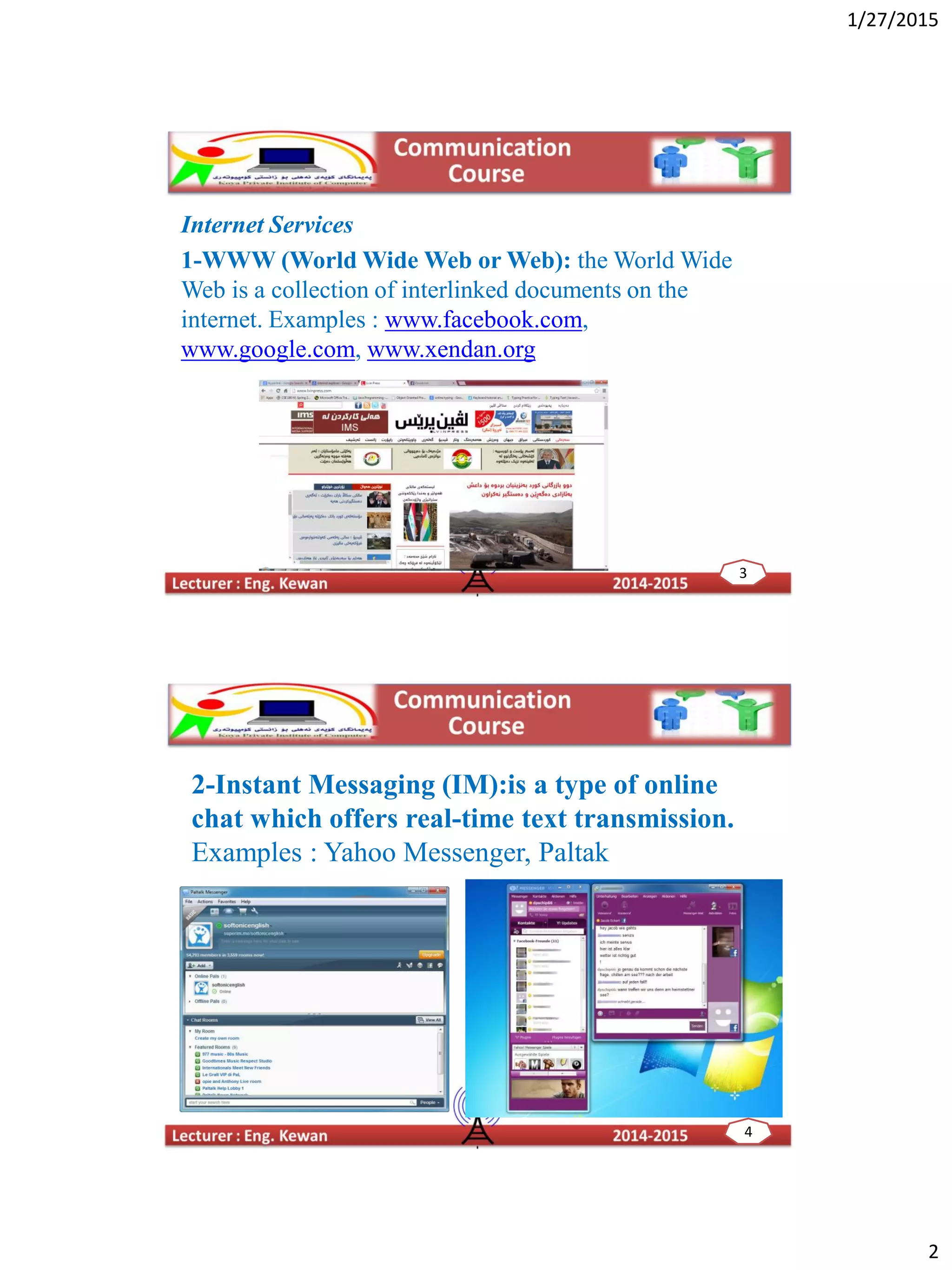 Lec 1 introduction to the internet | PDF