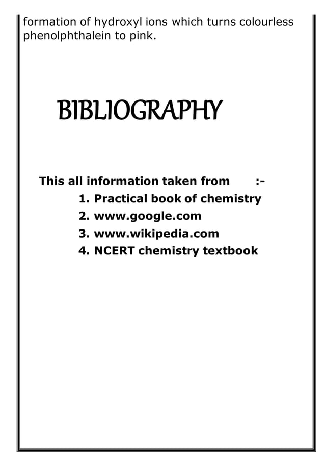 investigation project of chemistry on metal coupling | DOCX | Nail Care ...