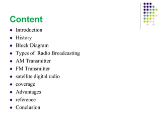Seminar on Radio Broadcasting in India | PPTX
