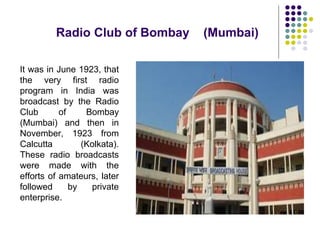 Seminar on Radio Broadcasting in India | PPTX