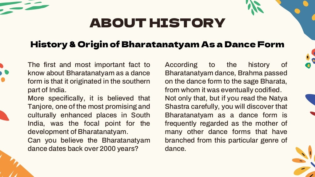 Bharatanatyam - History, Evolution, Stages, and Sequences - Kafqa Academy | PPTX