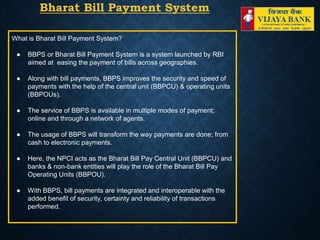 Bharat bill payment system | PPTX