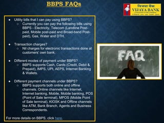 Bharat bill payment system | PPTX