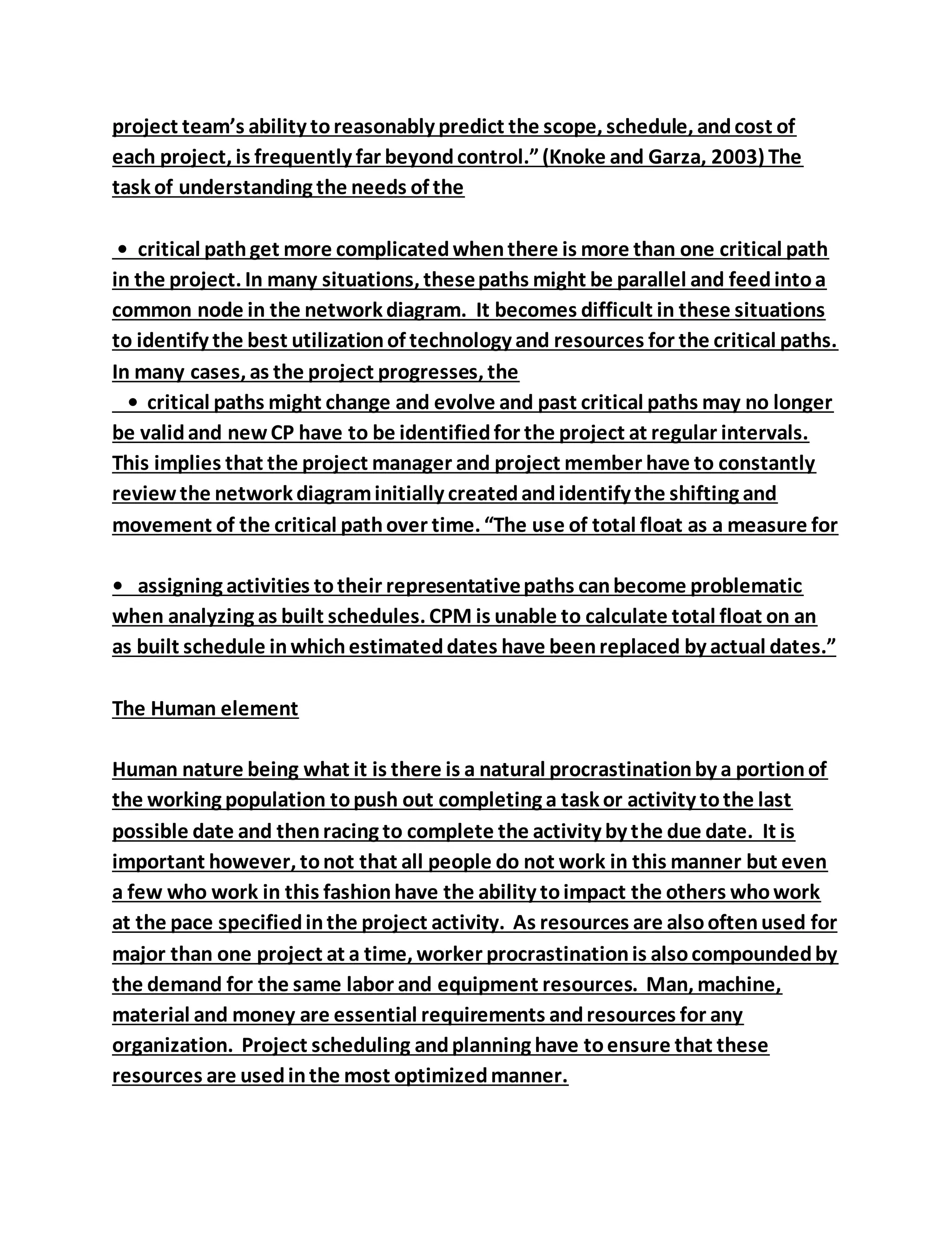 study on project analysis through critical path method | PDF