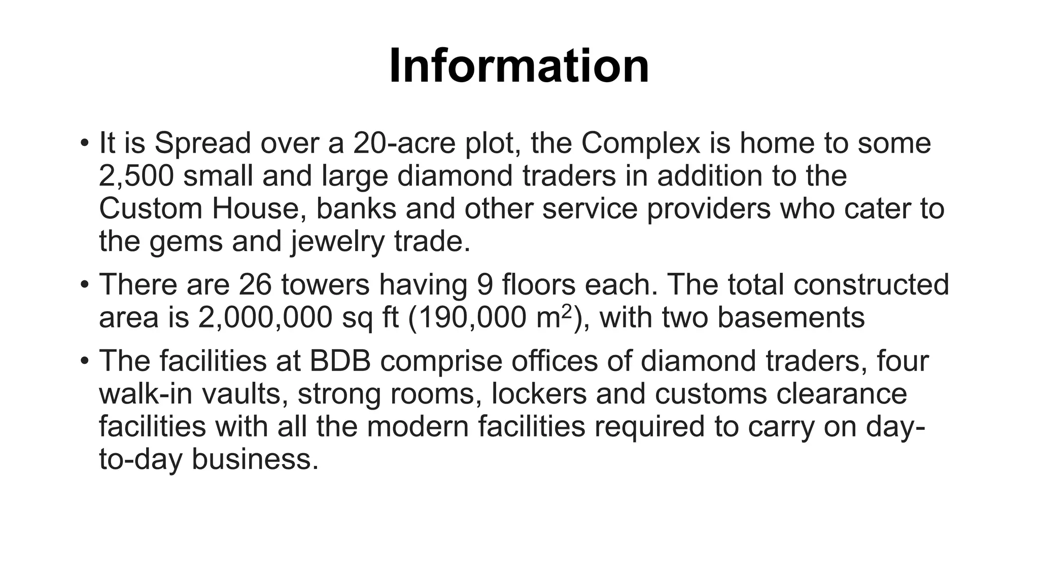 Bharat diamond bourse | PPTX