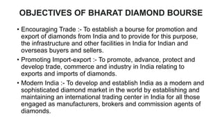 Bharat diamond bourse | PPTX
