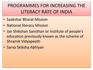 is bharat shikshit or saksham | PPTX