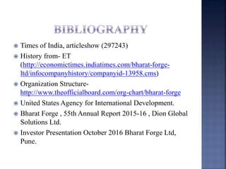 Bharat forge | PPTX