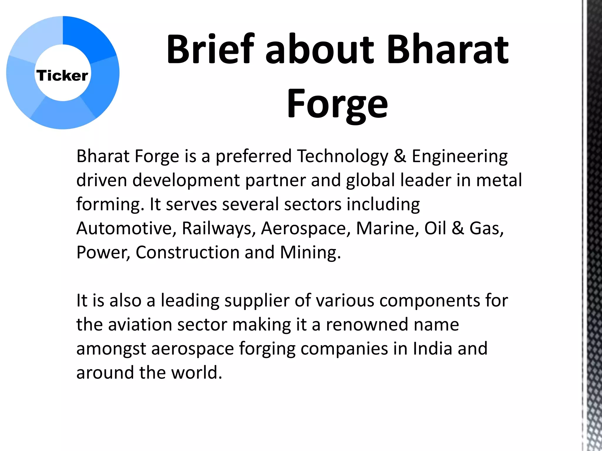 Bharat forge share price | PPTX | Business and Finance