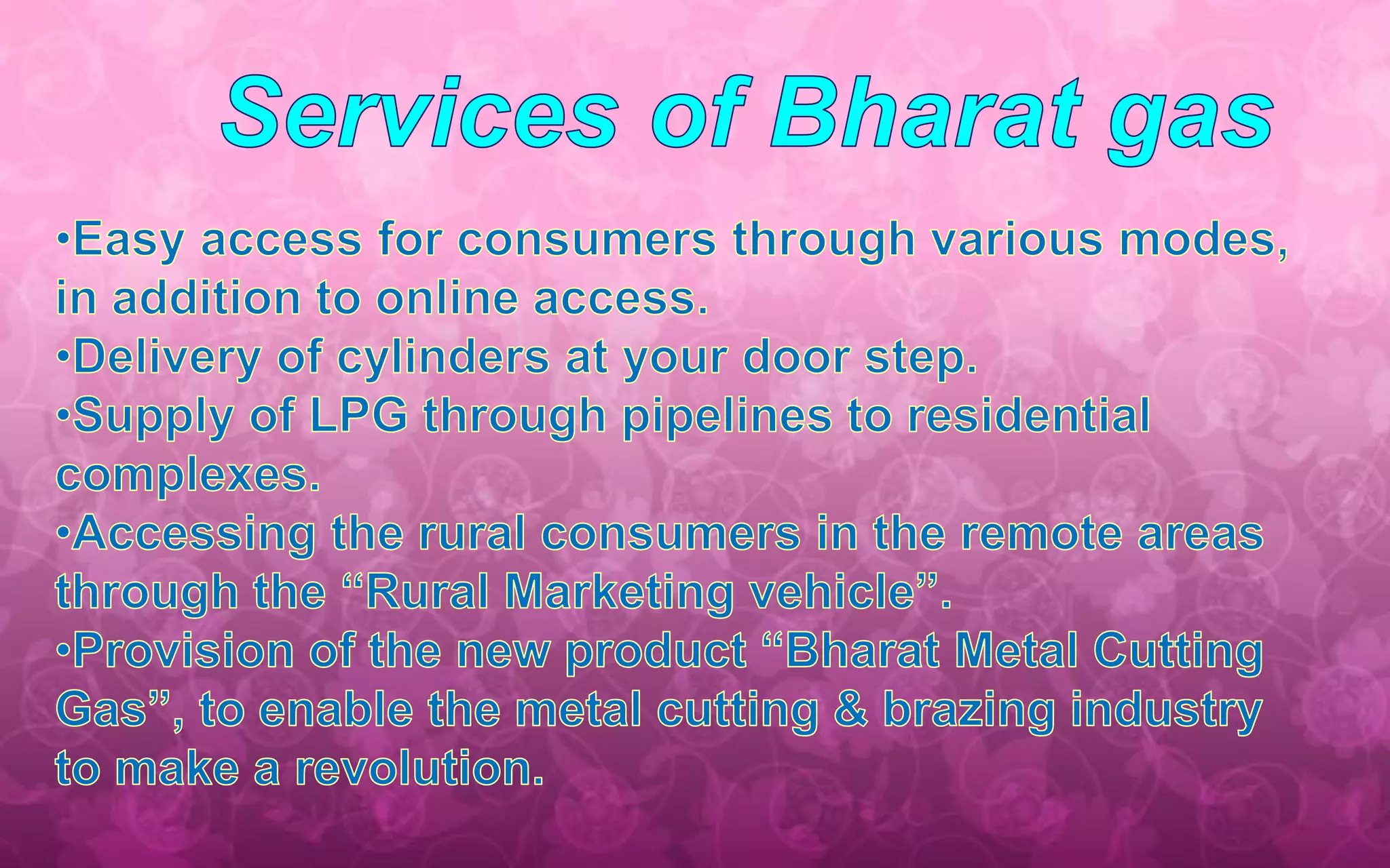 Bharat gas new connection process | PPTX