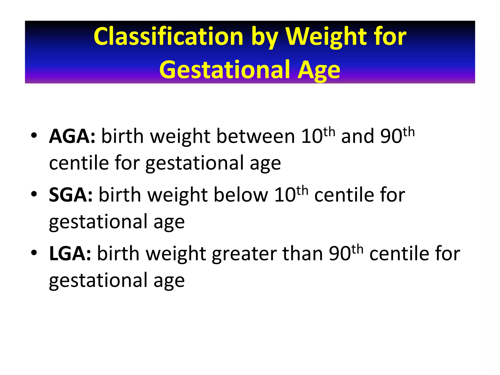 Assessment of Gestational age | PPTX