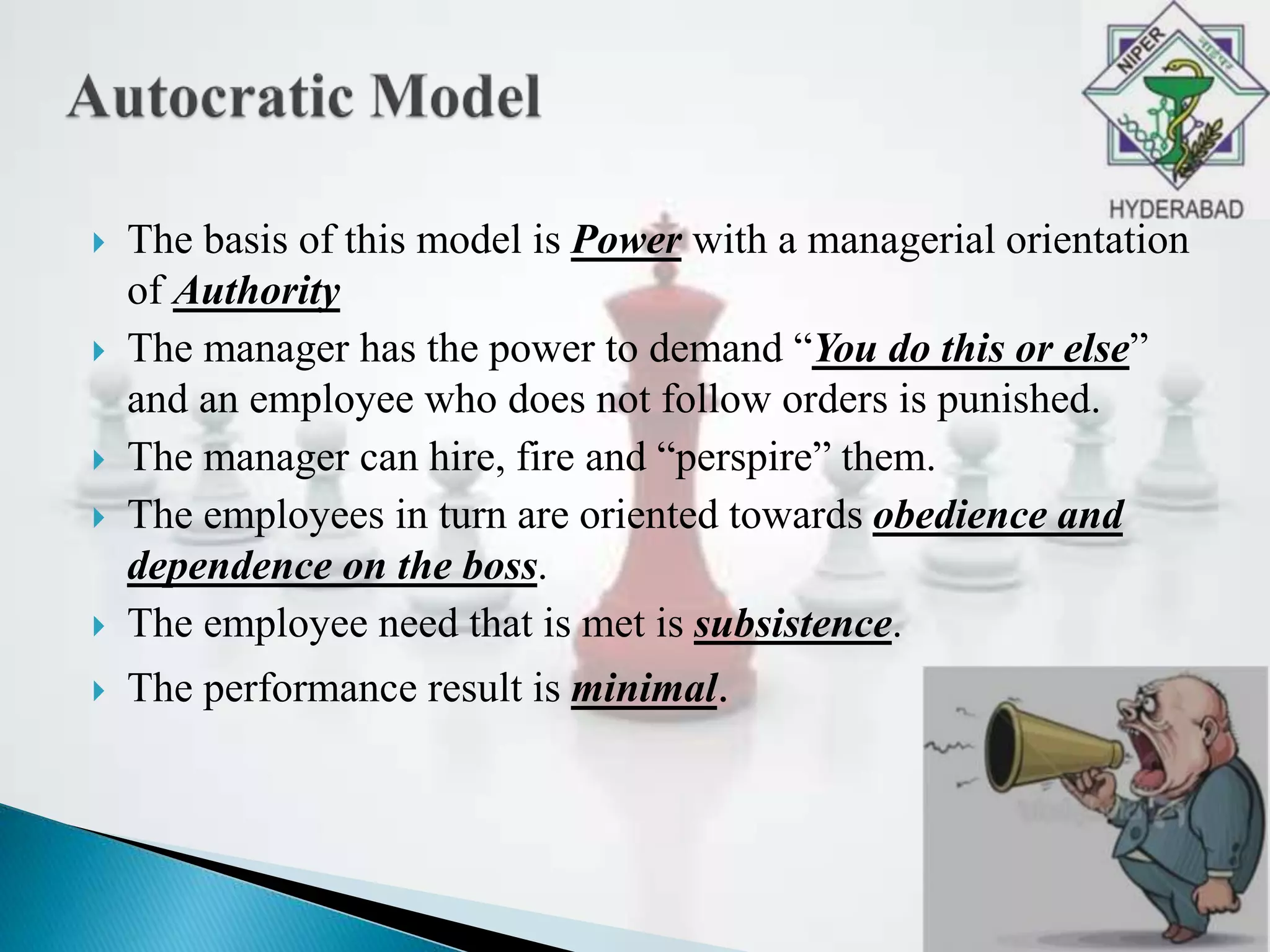 Organizational Behaviour-model (OB Model) | PPTX