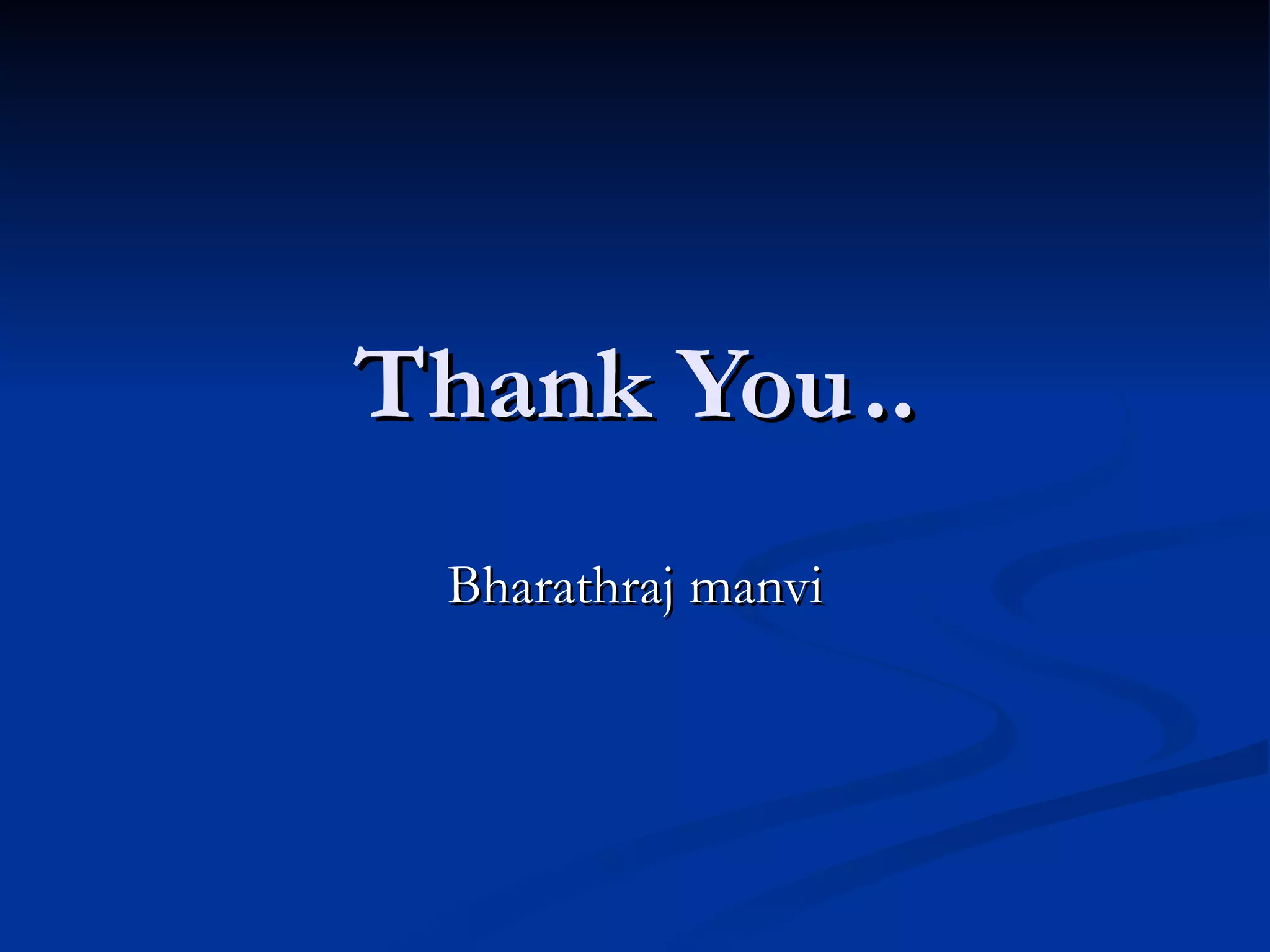 Bharath Raj Manvi | PPT