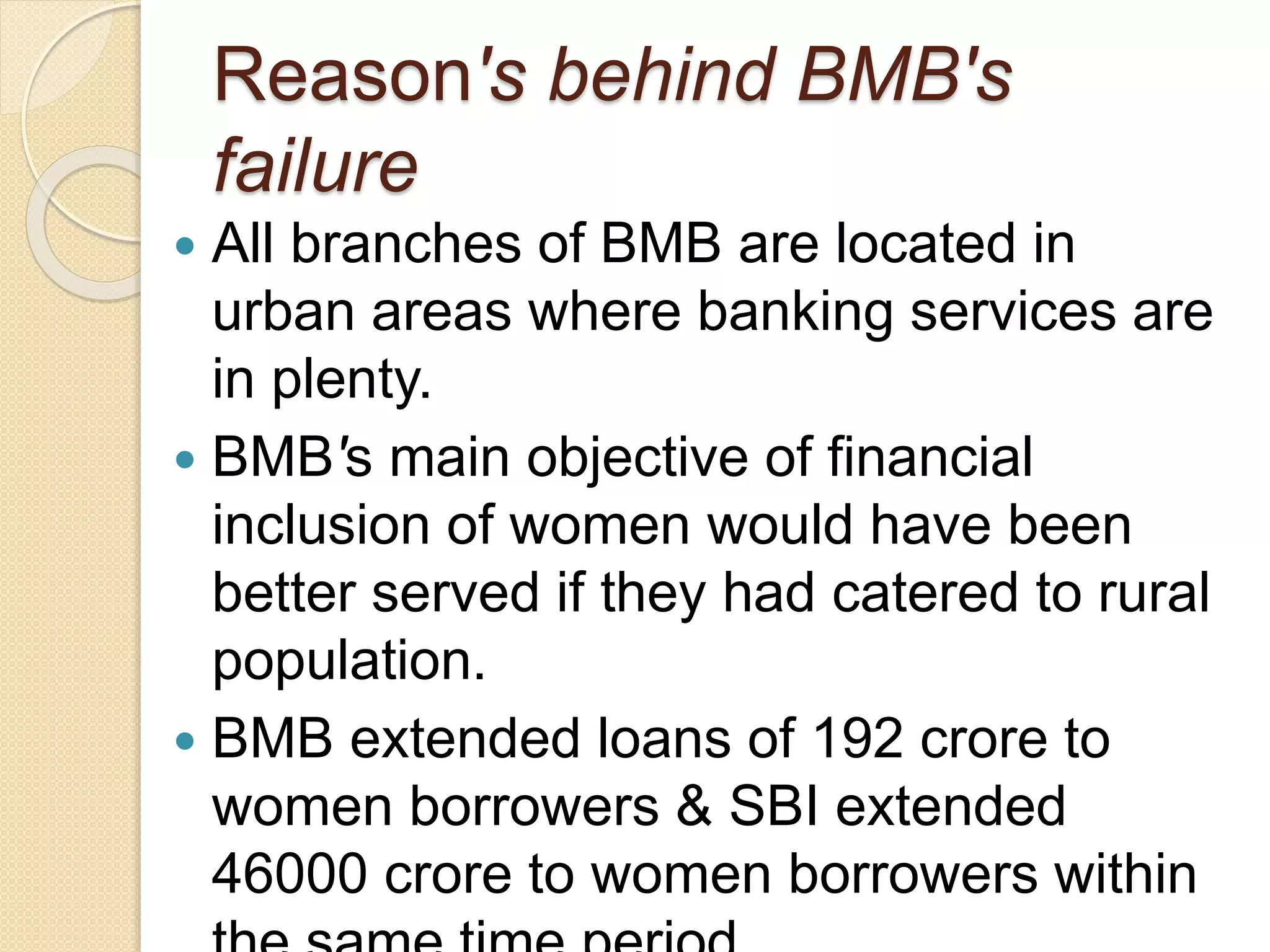 Bharatiya mahila bank | PPTX