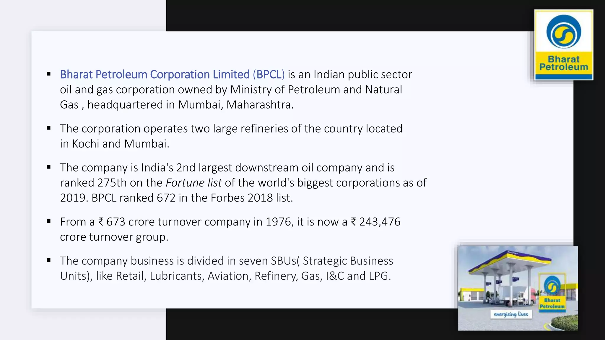 CSR by Bharat petroleum corporation limited | PPTX