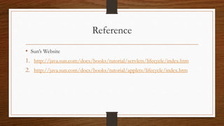 Applet Vs Servlet | PPSX