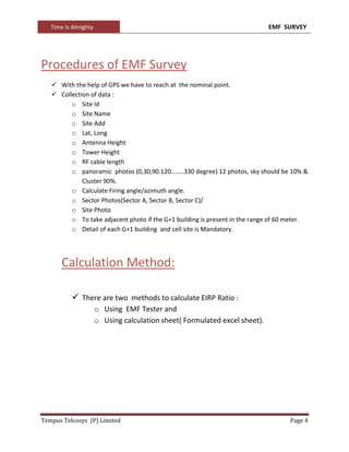 EMF Survey | PDF