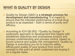 Quality by design | PPT
