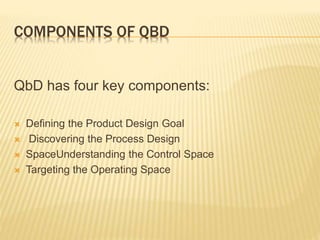 Quality by design | PPT