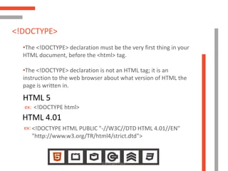 HTML 5 | PPT