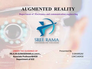 Bhargav..augmented reality ppt | PPTX
