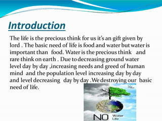 Life without water | PPTX