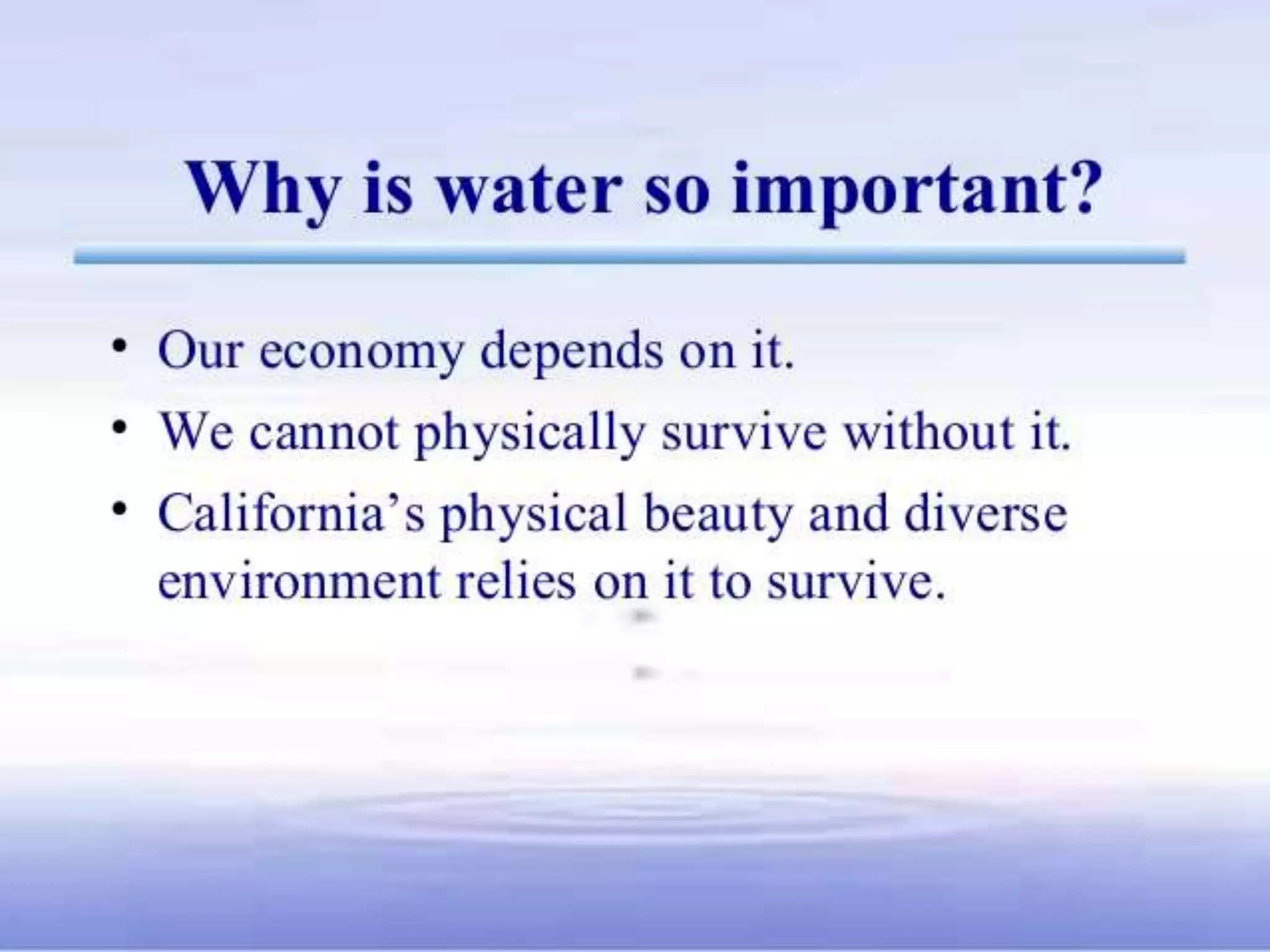 Life Without Water | PPTX