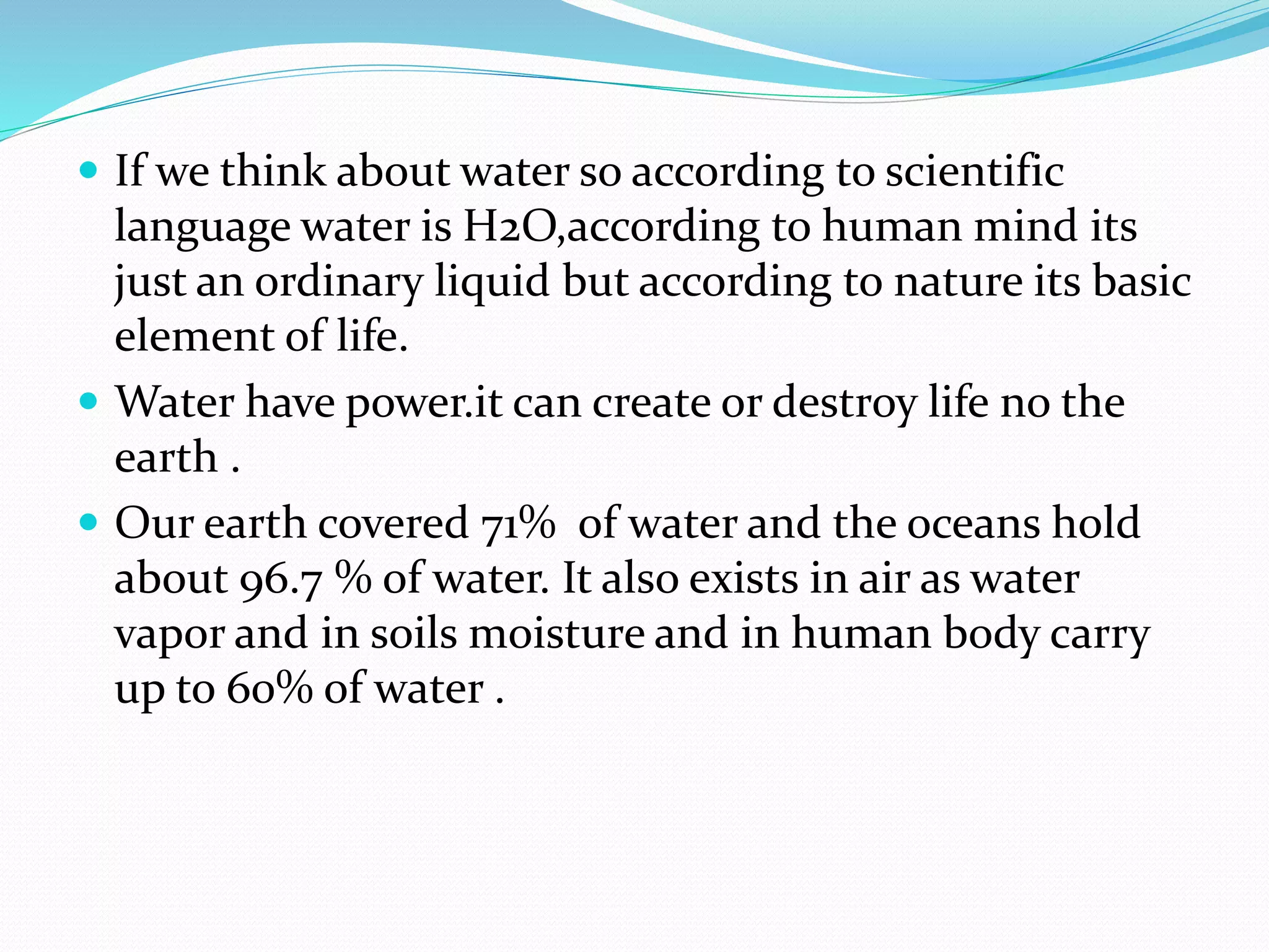 Life Without Water | PPTX